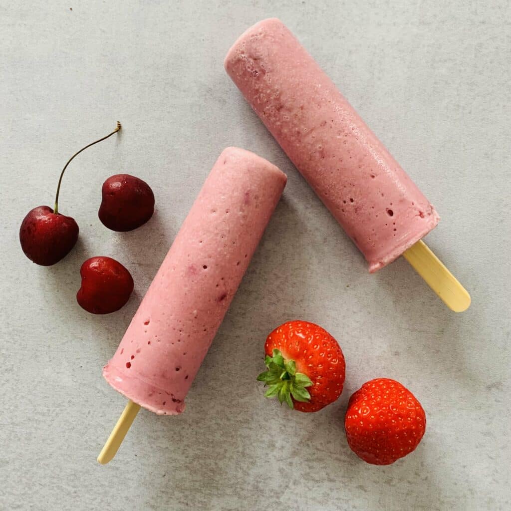 Sodavandsis - opskrift på hjemmelavet Sun Lolly ispinde uden sukker